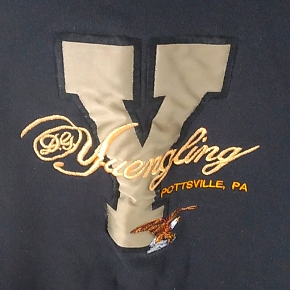 NO TAG | Shirts | Vtg 9s Yuengling Beer Gold Embroidered Patched Logo ...